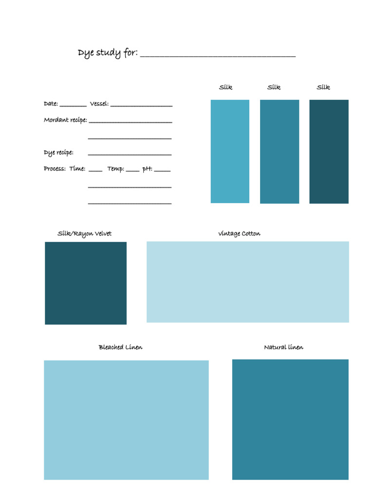 Textile Dyeing Techniques Guide | PDF