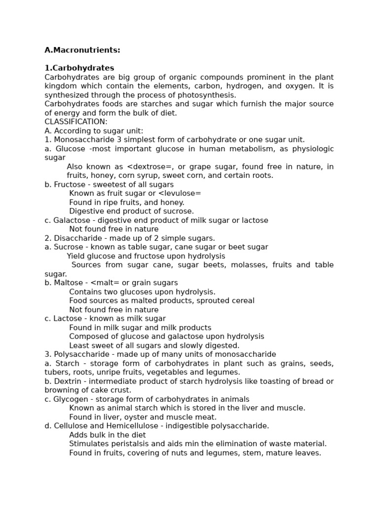 midterm-handouts | PDF | Carbohydrates | Renewable Fuels