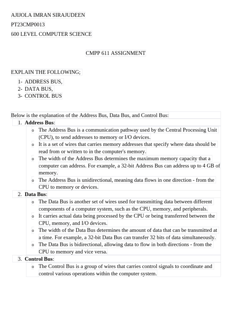 CMPP 611 Assignment | PDF