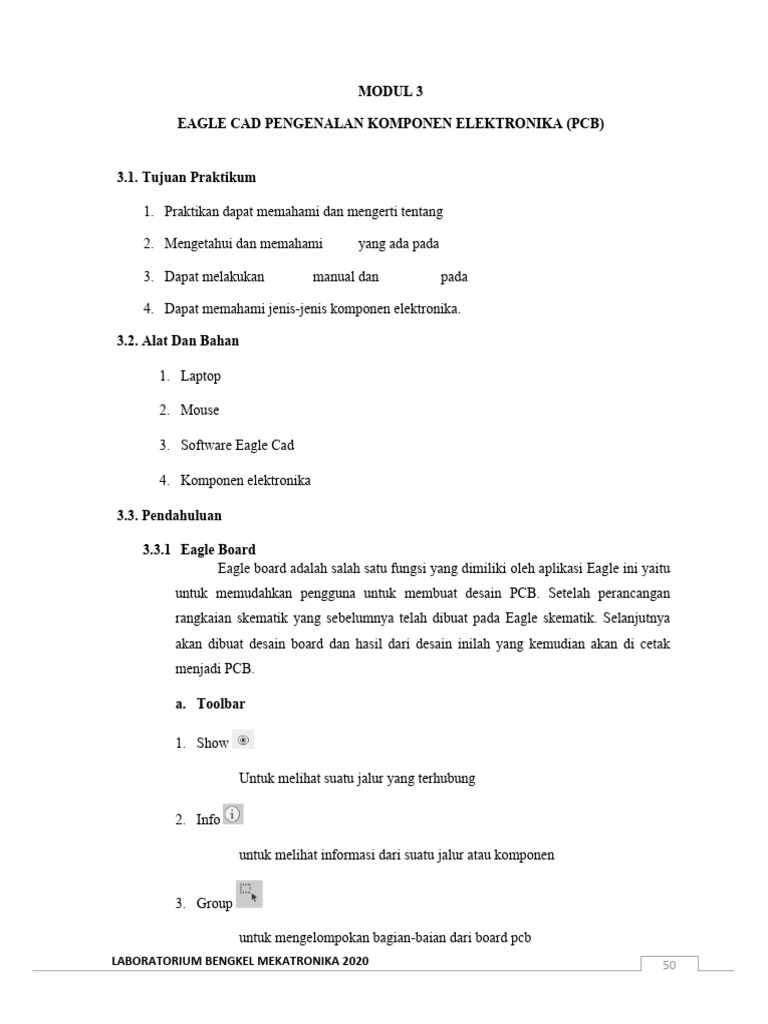 Modul 3 Eagle Cad | PDF