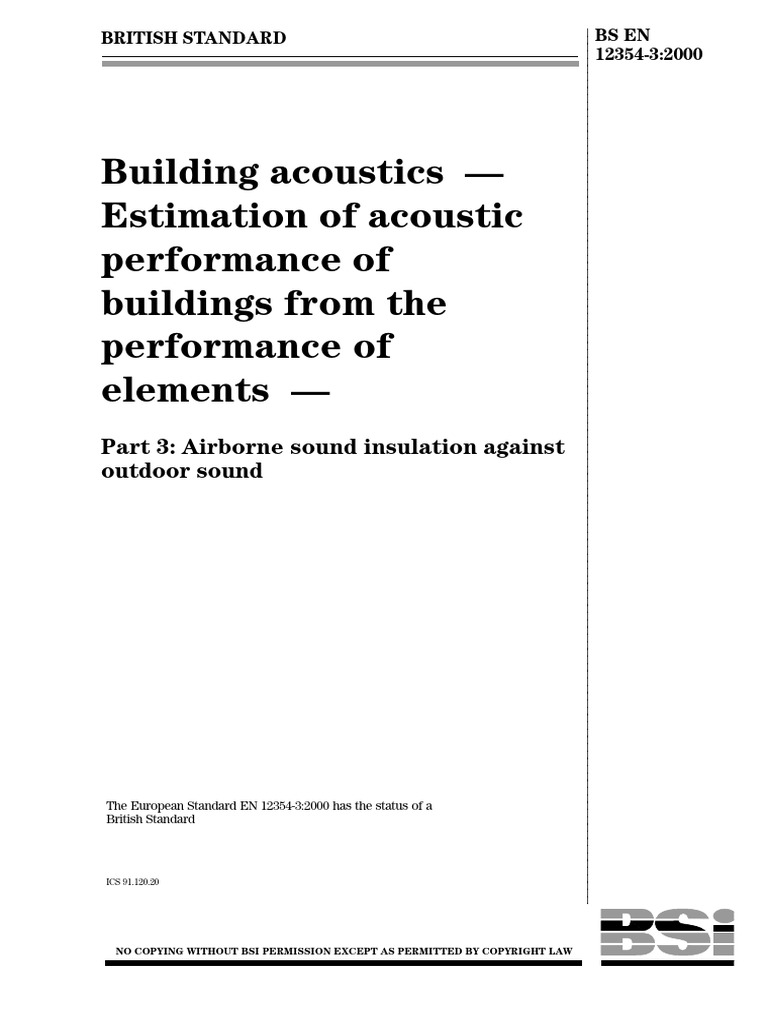 Building Acoustics for Engineers | PDF | Freedom Of Expression Law ...