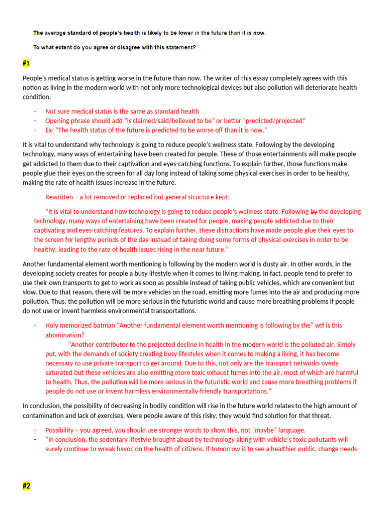 Opinion Essay - Agree and Disagree From 2 Students | PDF | Knowledge ...