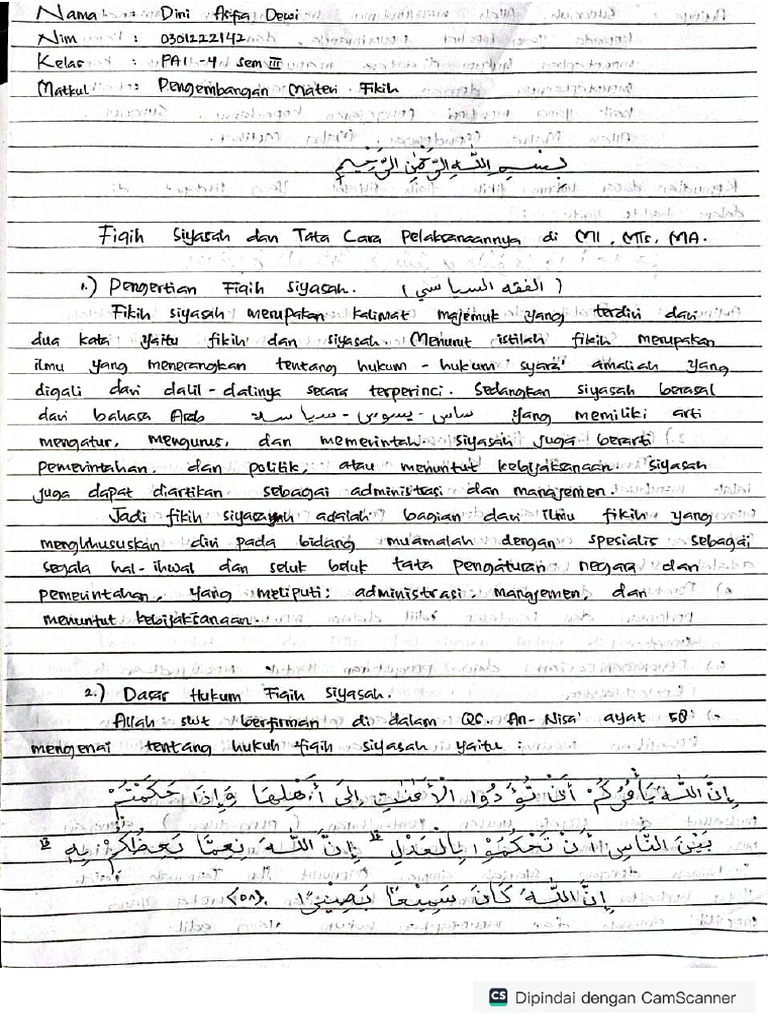 Siyasah Dini Asfia | PDF