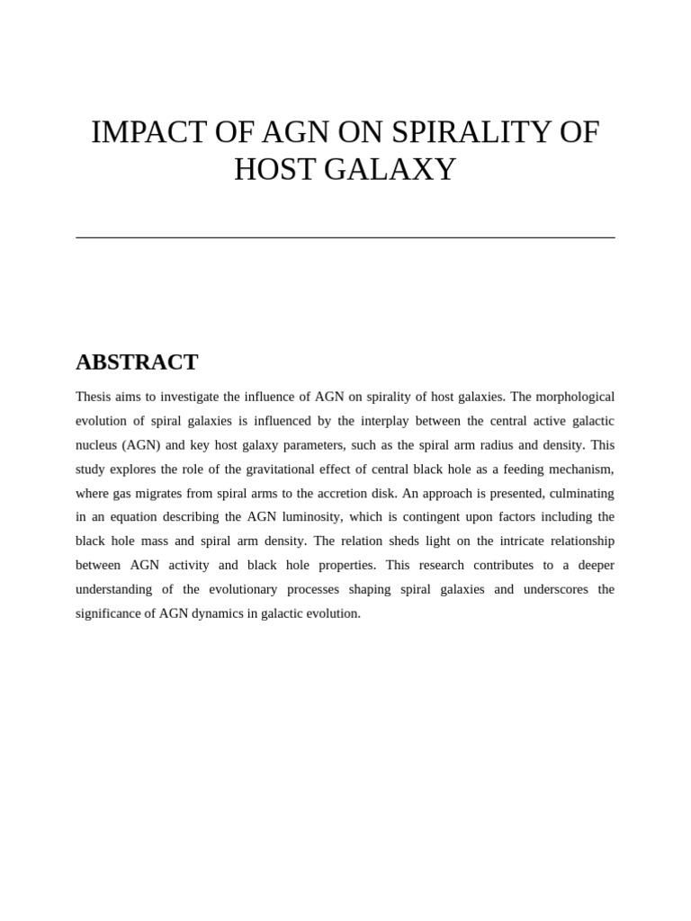 Impact of Galaxy BSC Physics | PDF | Stars | Galaxy