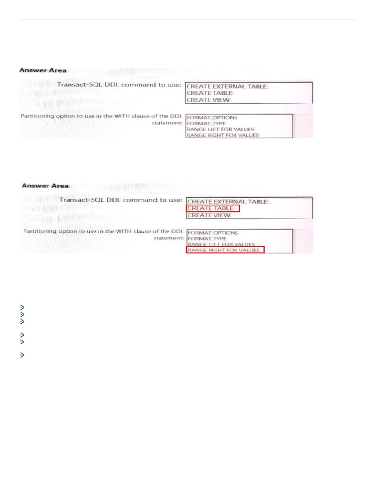 DP-203 Exam: Azure Data Engineering Questions | PDF | Database Index ...