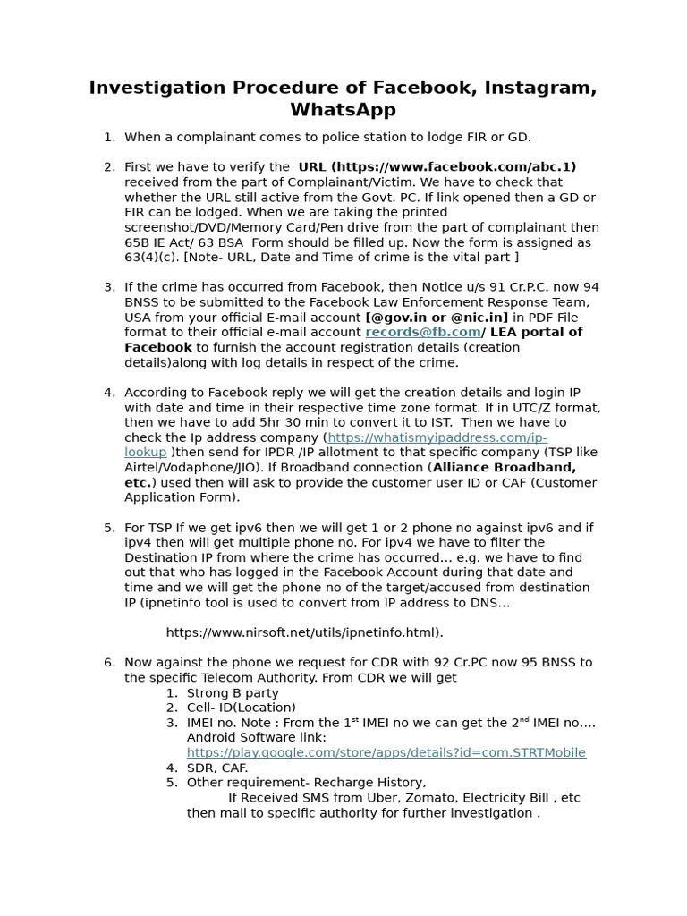 Investigation Procedure | PDF | Ip Address | I Pv6
