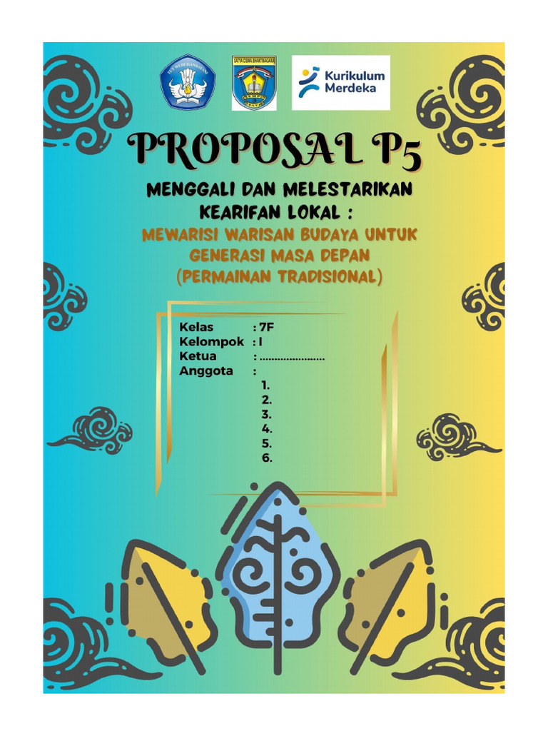 Format Proposal P5 Tahap 2 (Permainan Tradisional Kelas 7) . | PDF