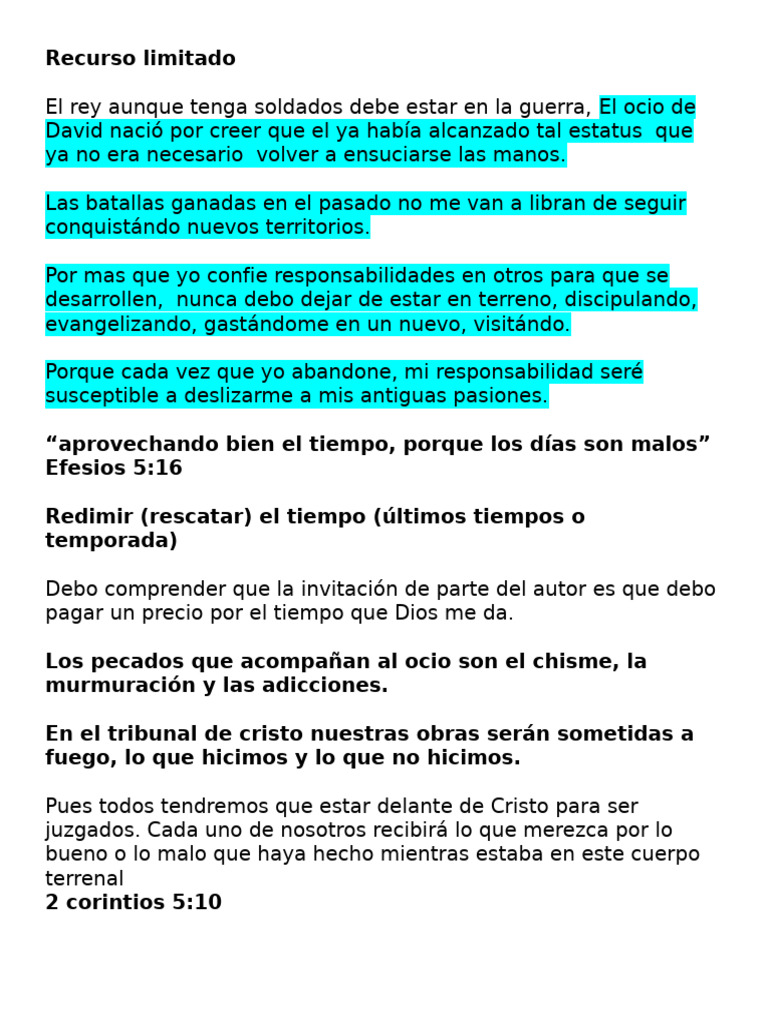 Recurso Limitado | PDF | Cristo (título) | Creencia religiosa y doctrina
