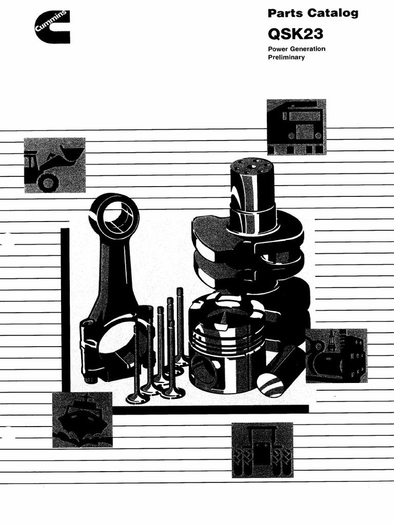 Cummins QSK23 Parts Catalogue | PDF