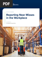 Near Miss Reporting Training Guide | PDF | Business