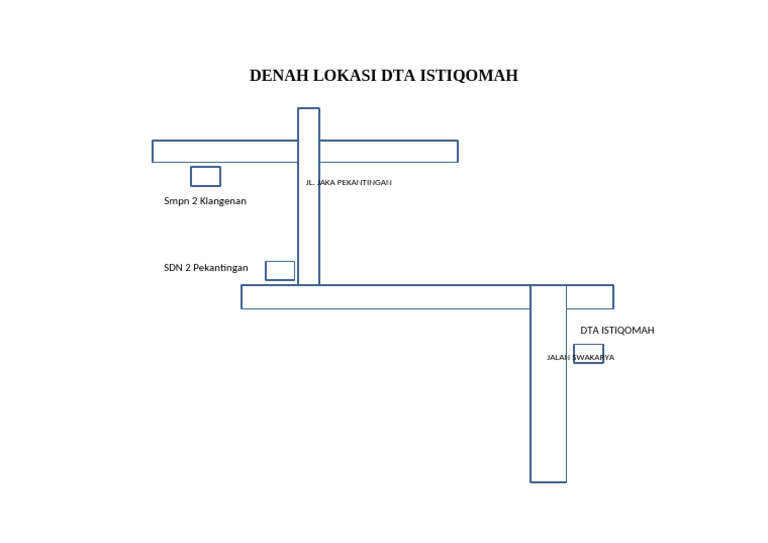 Denah Lokasi TPQ Al | PDF
