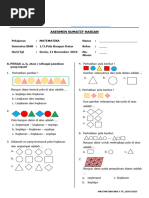 Soal Pola dan Tangram Kelas 1 SD | PDF | Metode & Bahan Ajar