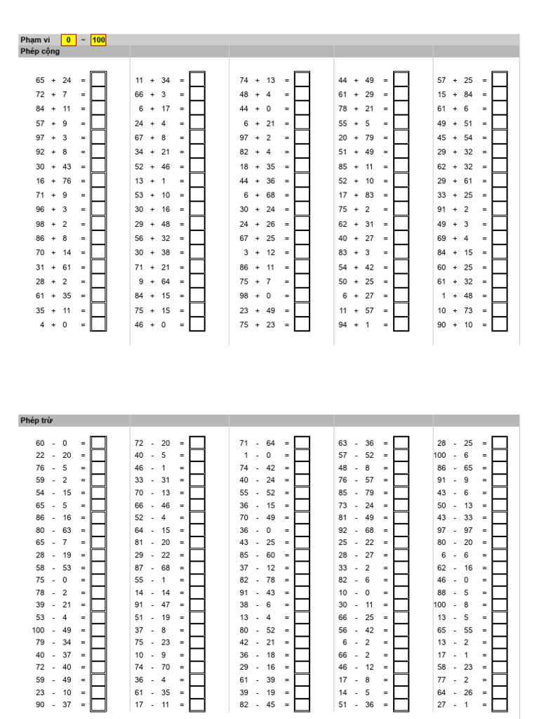 Basic Arithmetic Operations and Examples | PDF