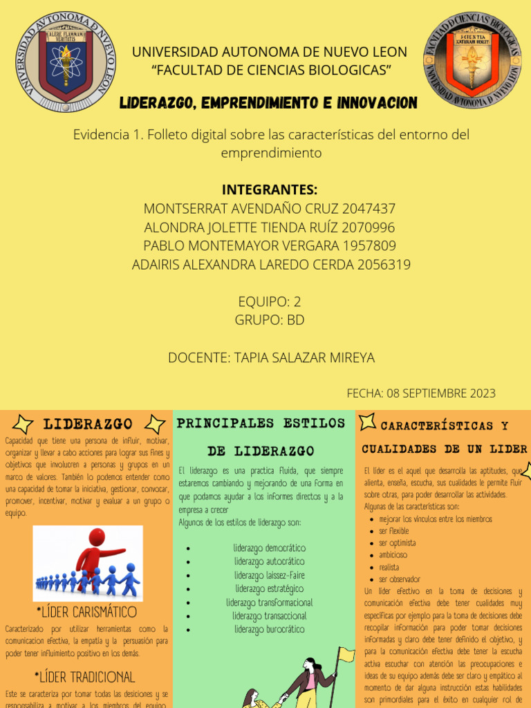 EV1 Montemayorvergara | PDF | Liderazgo | Iniciativa empresarial