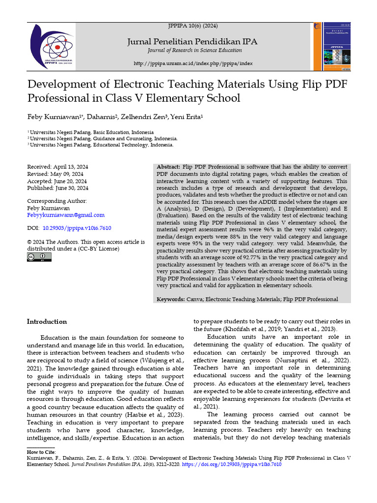 Layout+final 7610 | PDF | Teachers | Learning