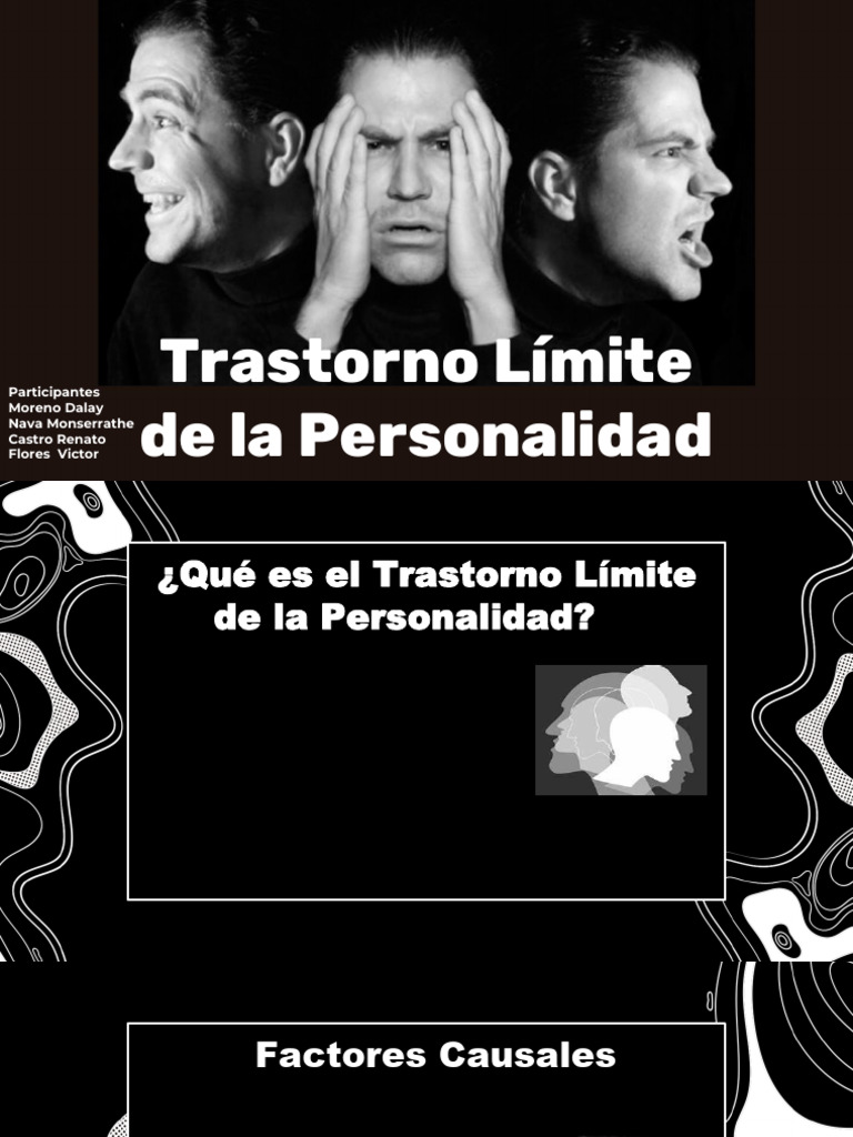 LIMITROFE | PDF | Trastorno límite de la personalidad | Conceptos ...