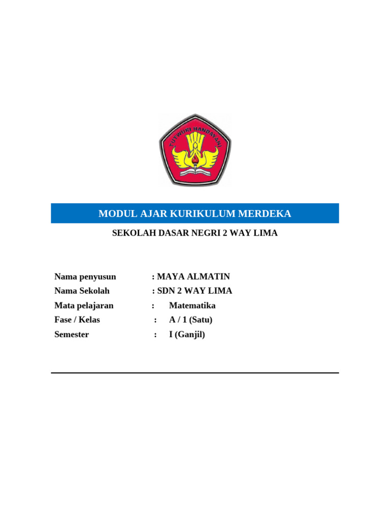 Modul Ajar Kurikulum Merdeka | PDF