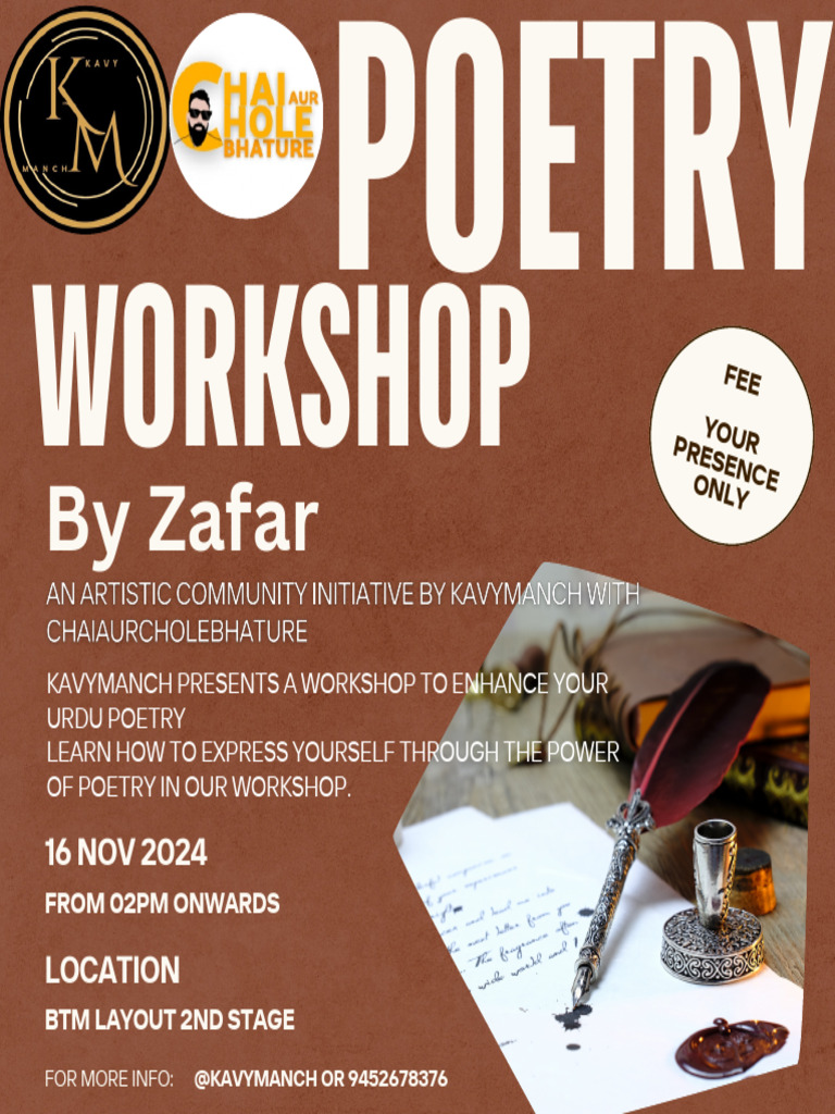 Poetry workshop | PDF