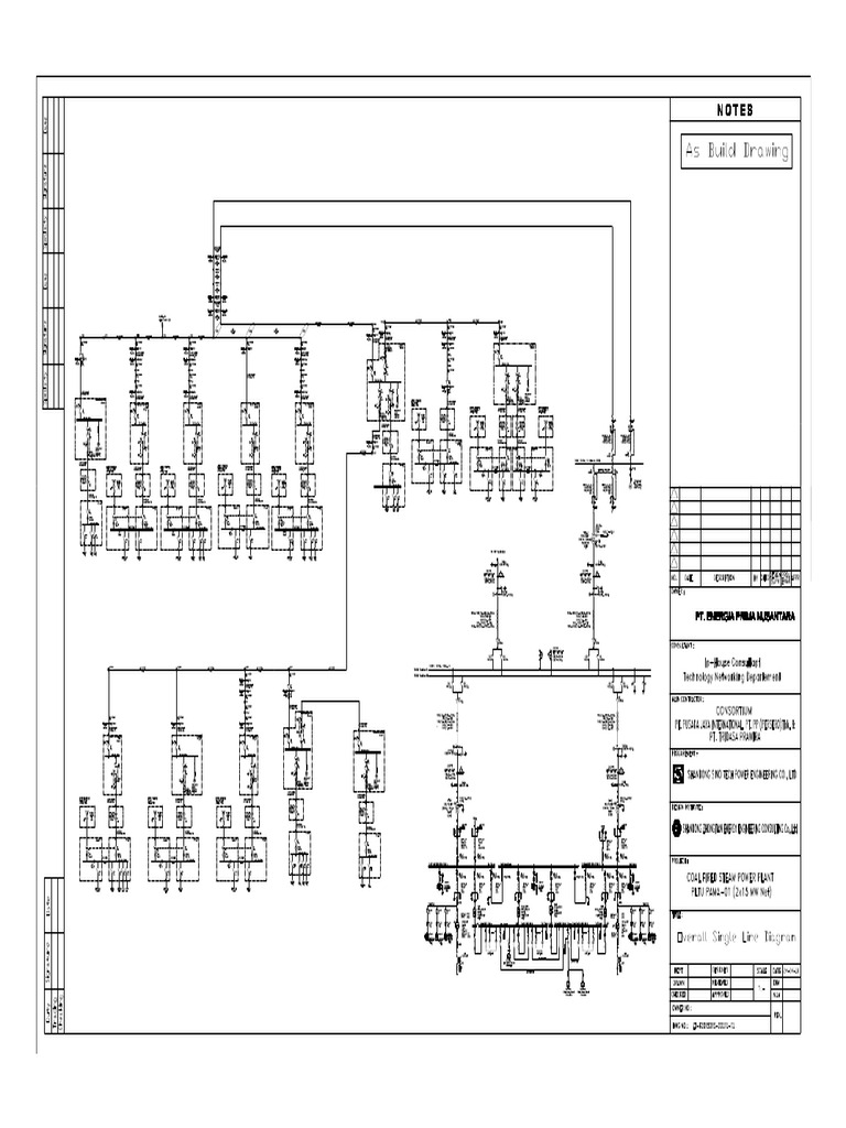 Single Line Diagram-r1-Sld Pltu Pama-01 | PDF