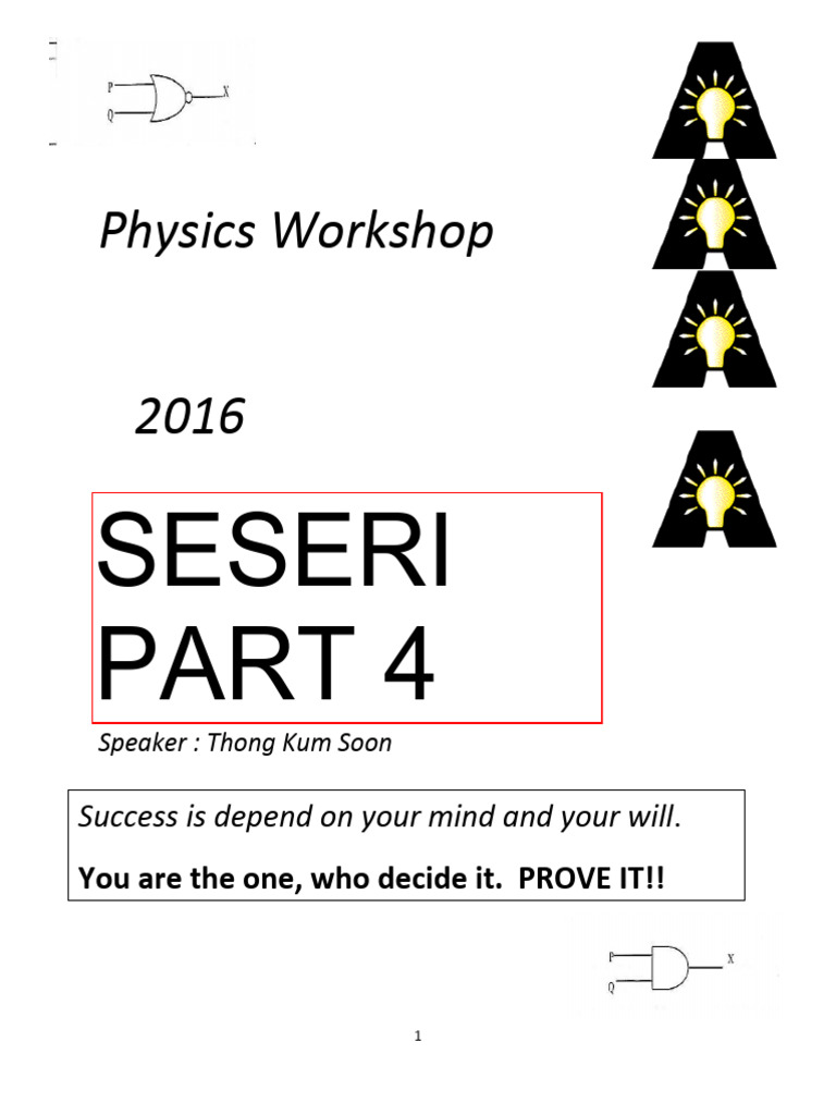 Physics Workshop Experiment Guide | PDF