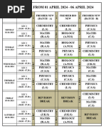 Timetable 25-26 | PDF