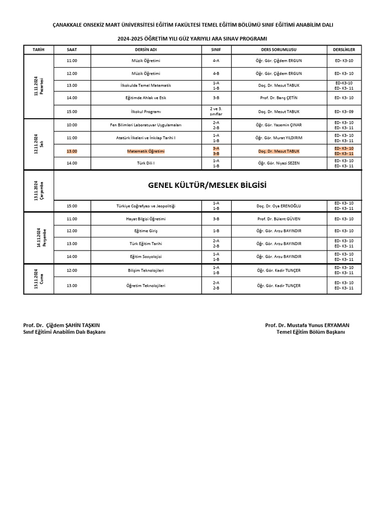 488 24 25 Guz Donemi Sinif Egitimi Abd Vize Programi 0 | PDF