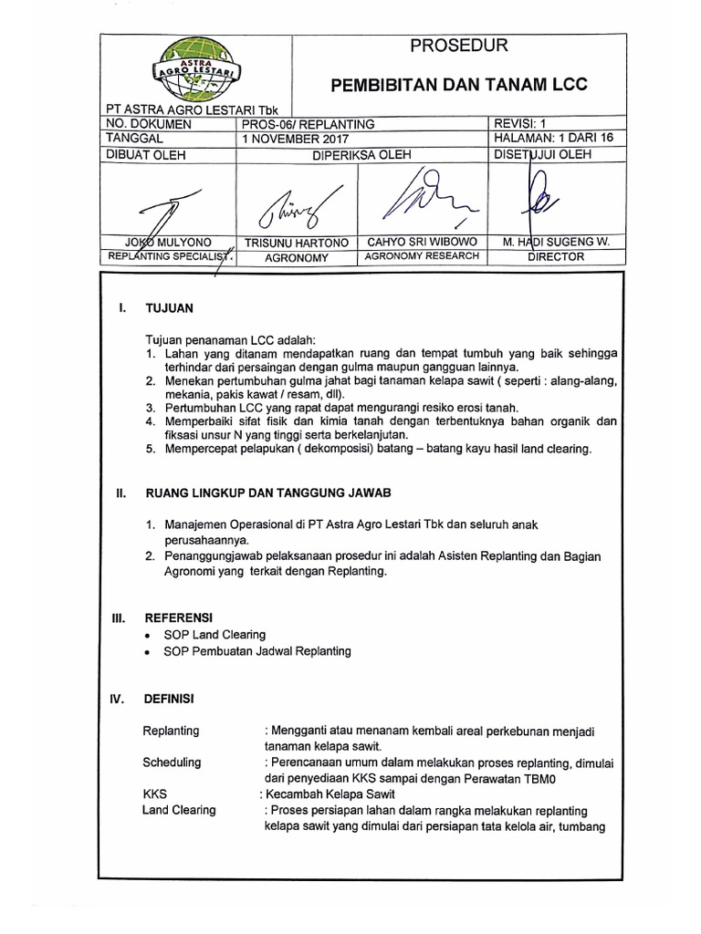 Pembibitan Dan Tanam LCC | PDF