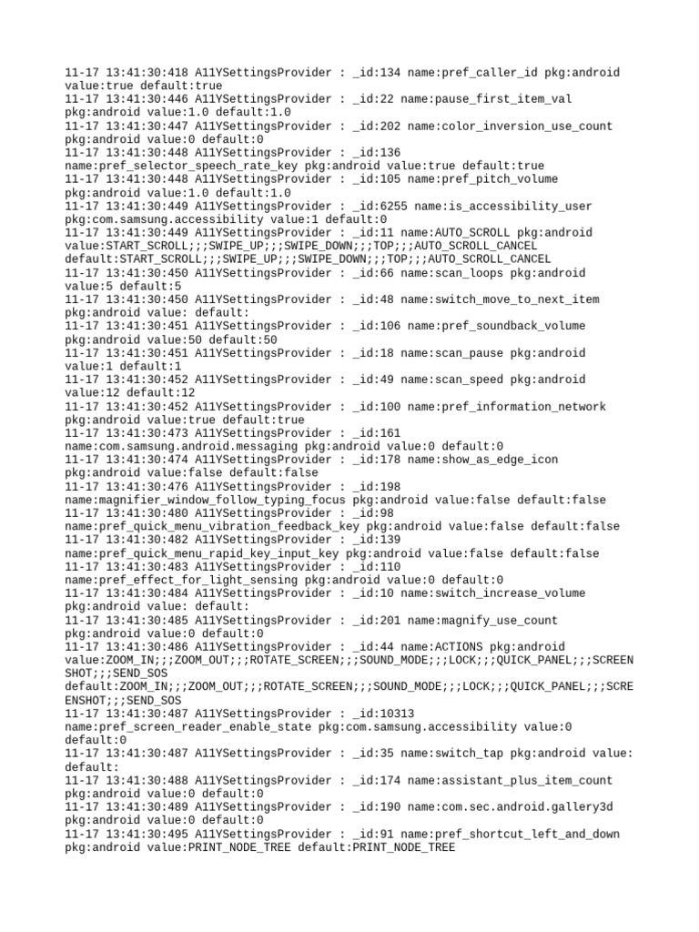 A11yprovider Log | PDF | Software | Mobile Telecommunications User Equipment