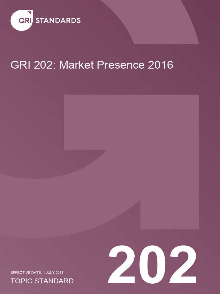 GRI 202 - Market Presence 2016 | PDF | Employment | International ...