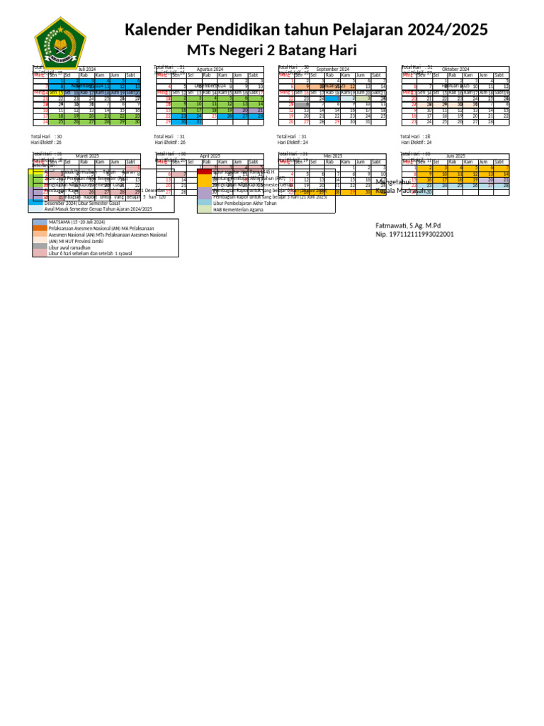 Kaldik 2024-2025. Edit | PDF