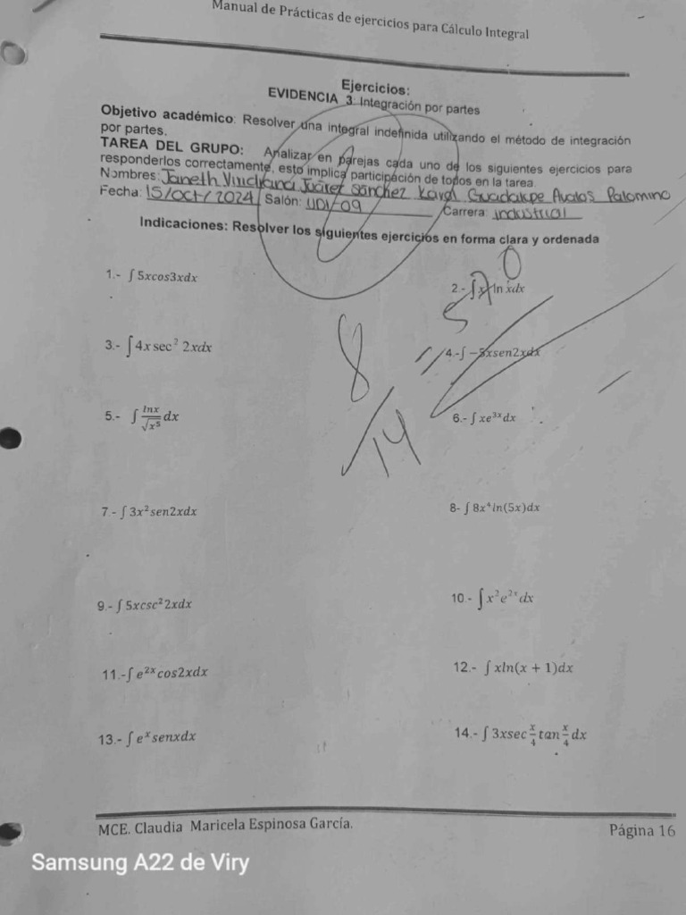 Integracion Por Partes | PDF