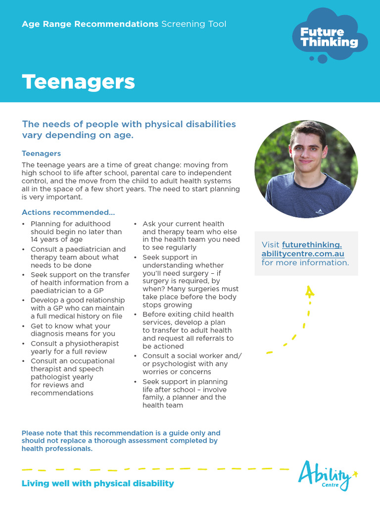 Age Range Recommendations - Teenagers | PDF