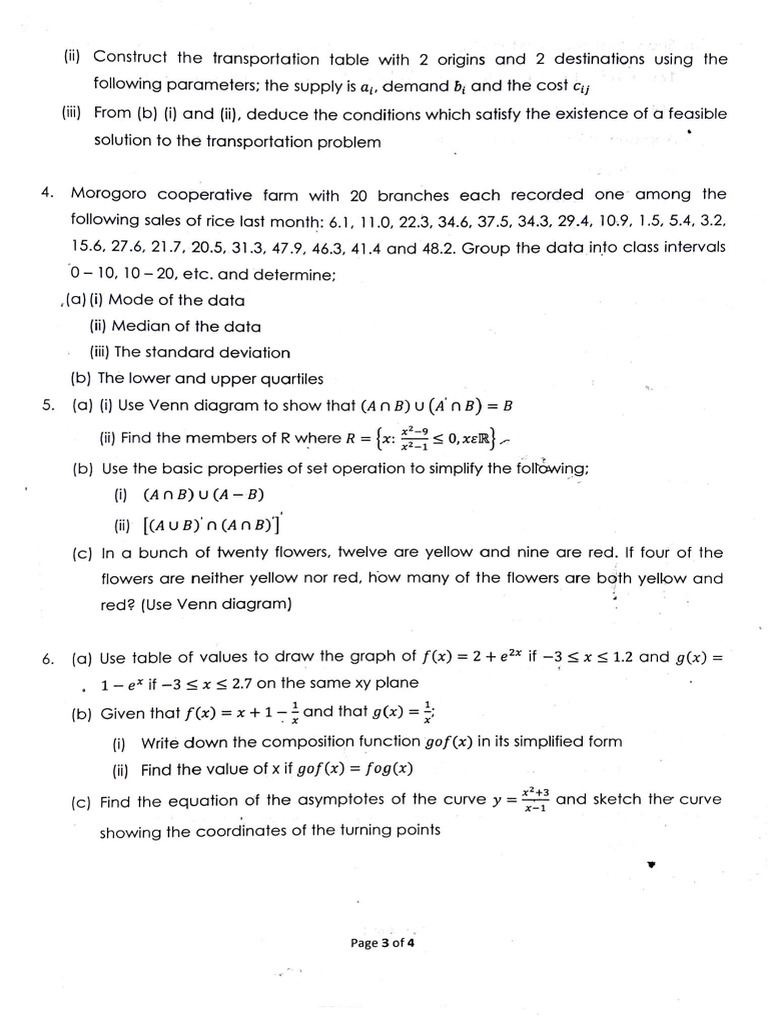 Math 3 | PDF