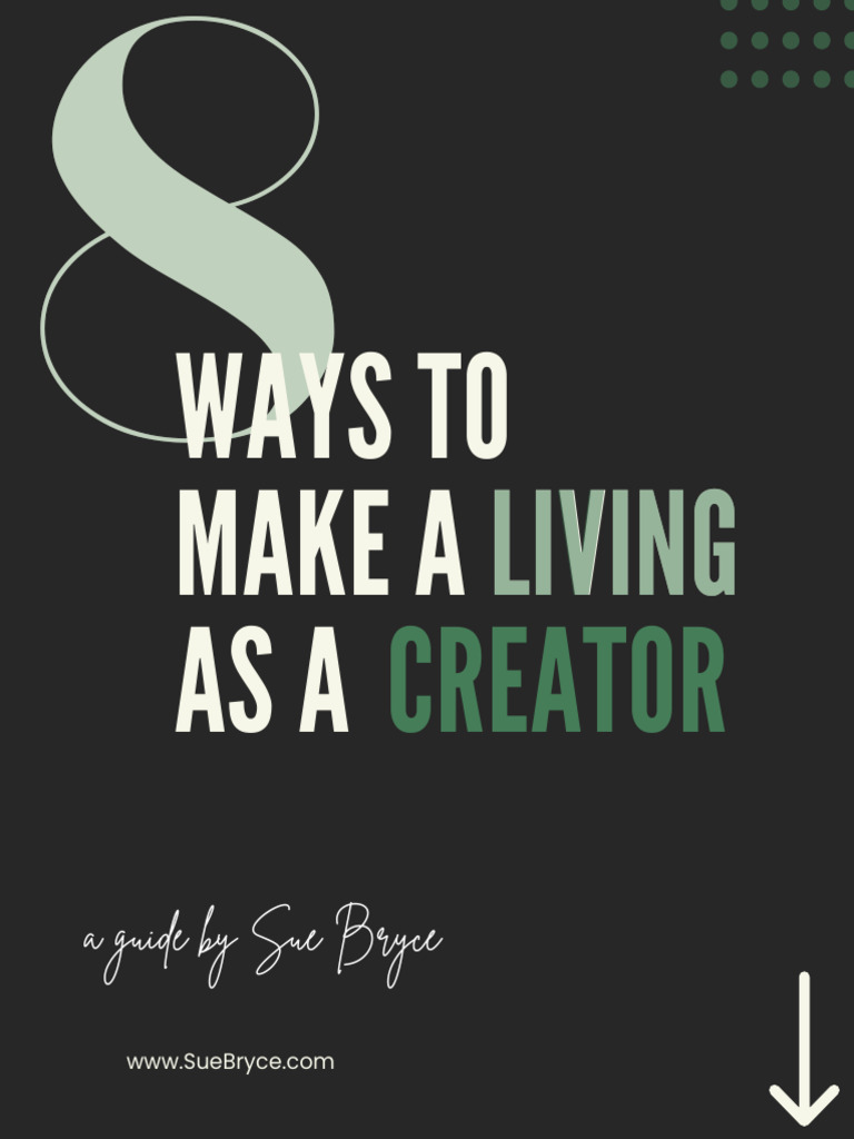 8 Ways To Make A Living As A Creator - Sue Bryce | PDF | Prices | Brand