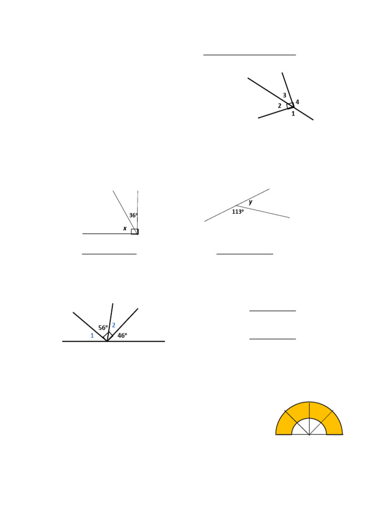 Describing Angles Assignment | PDF