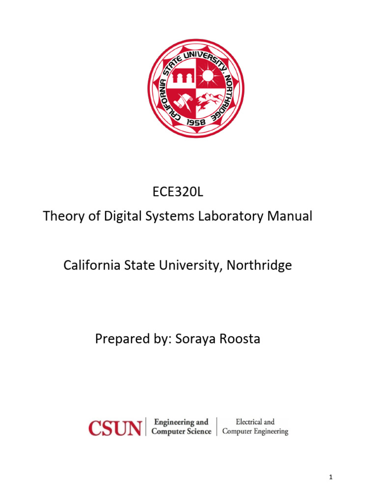 ECE320 Lab Manual | PDF | Logic Gate | Electronic Circuits