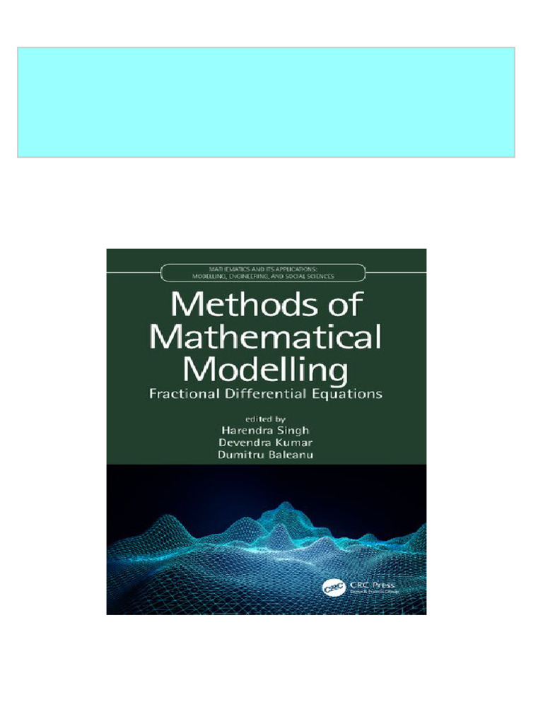 Get Methods of Mathematical Modelling: Fractional Differential ... Get Methods of Mathematical Modelling: Fractional Differential ...