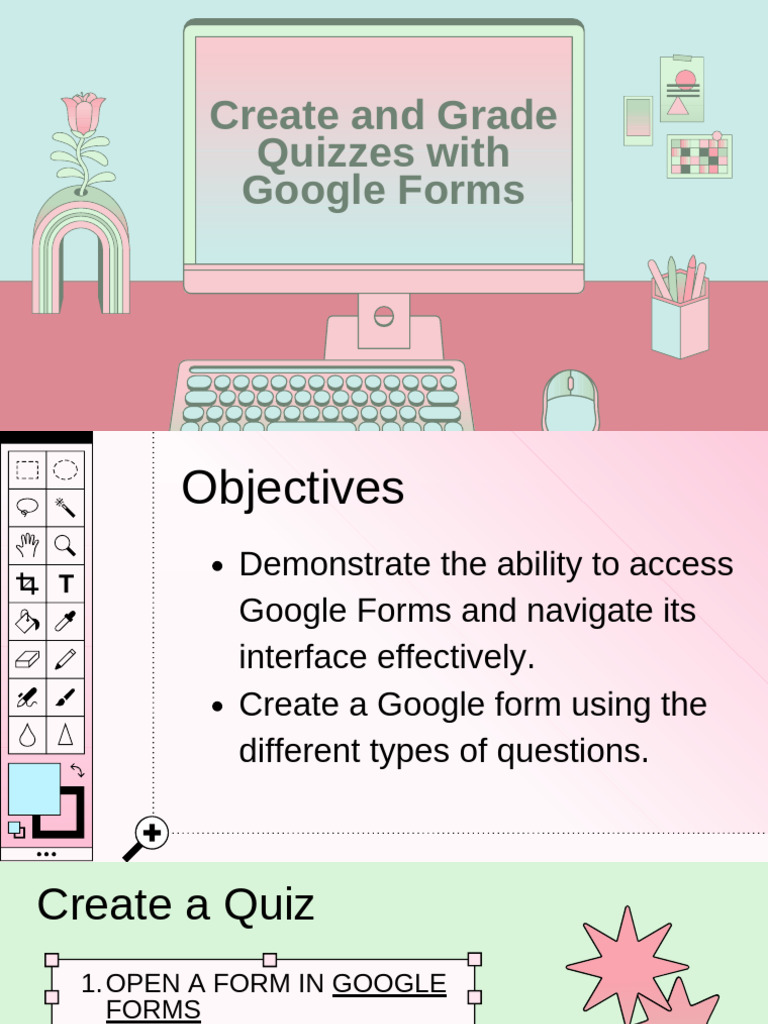 Google Forms Quiz Creation Guide | PDF | Computer File | Software