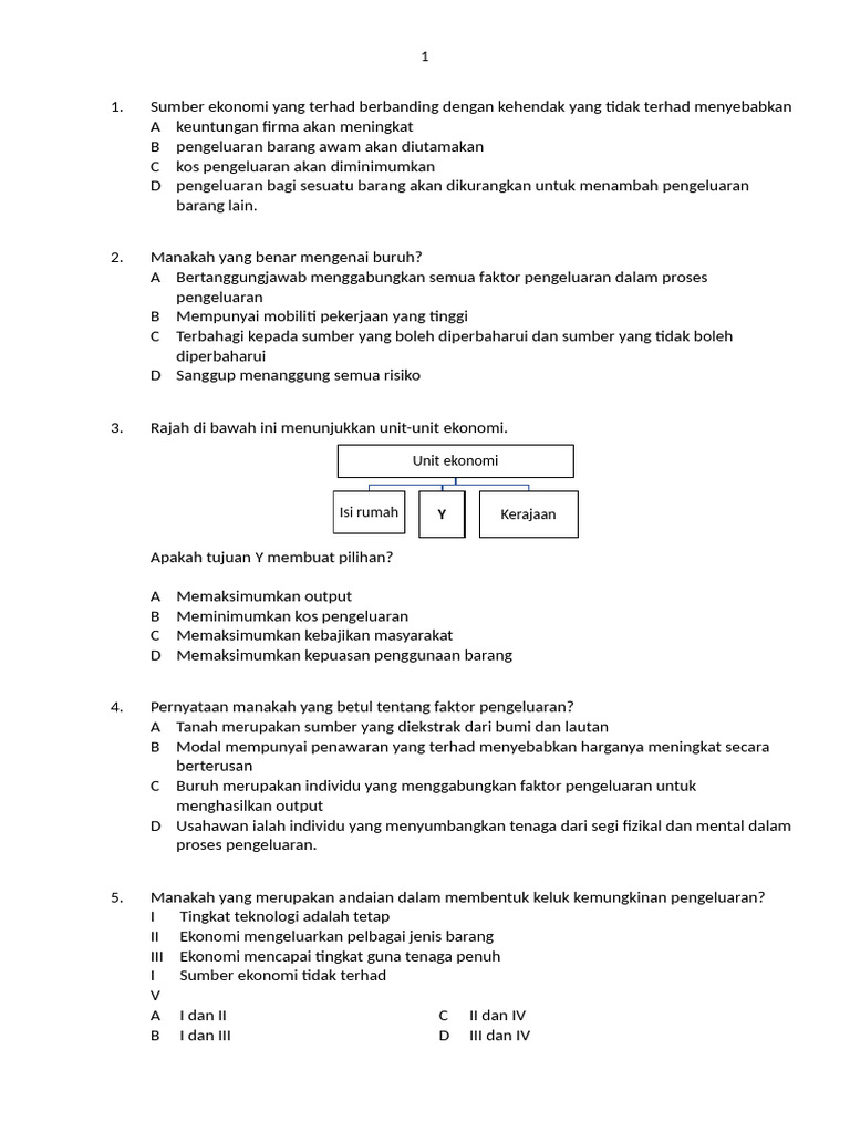 Peperiksaan Akhir Tahun EA t4 | PDF