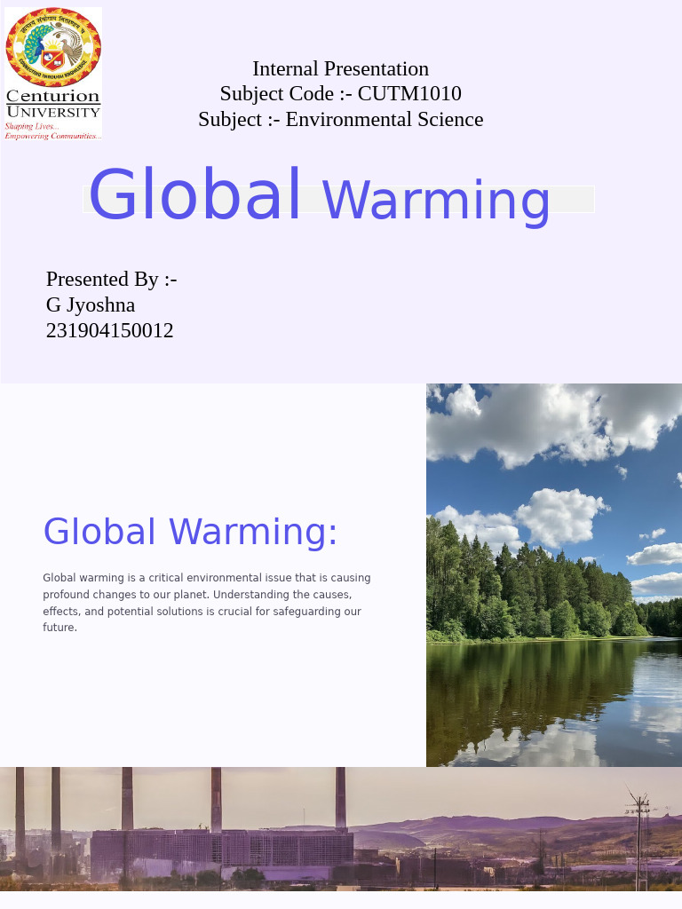 Global Warming | PDF | Climate Change | Greenhouse Gas