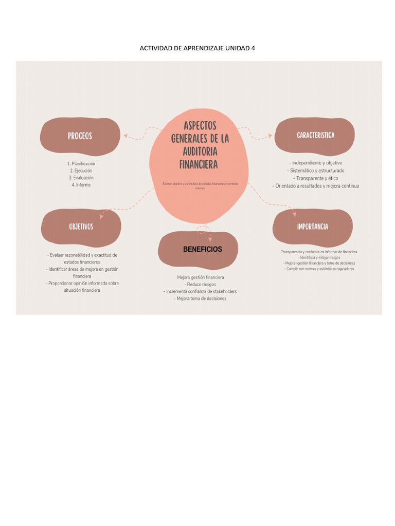 Activida de Aprendizaja Unidad 4 Auditoria | PDF