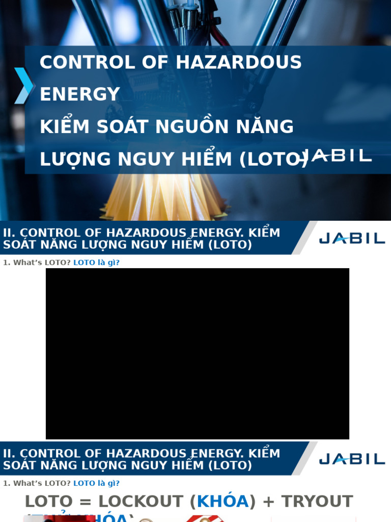 LOTO Training | PDF