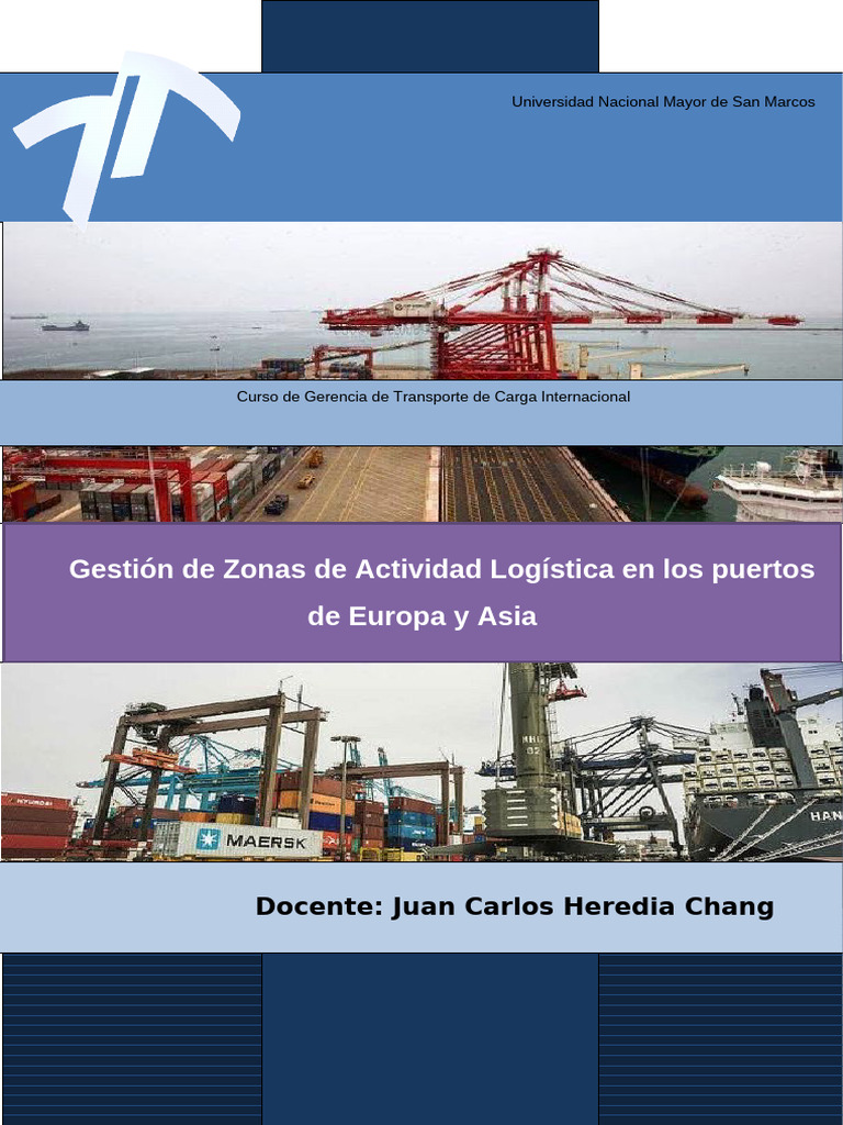 Gestion de Zonas de Actividades Logisticas | PDF | Logística | Puerto