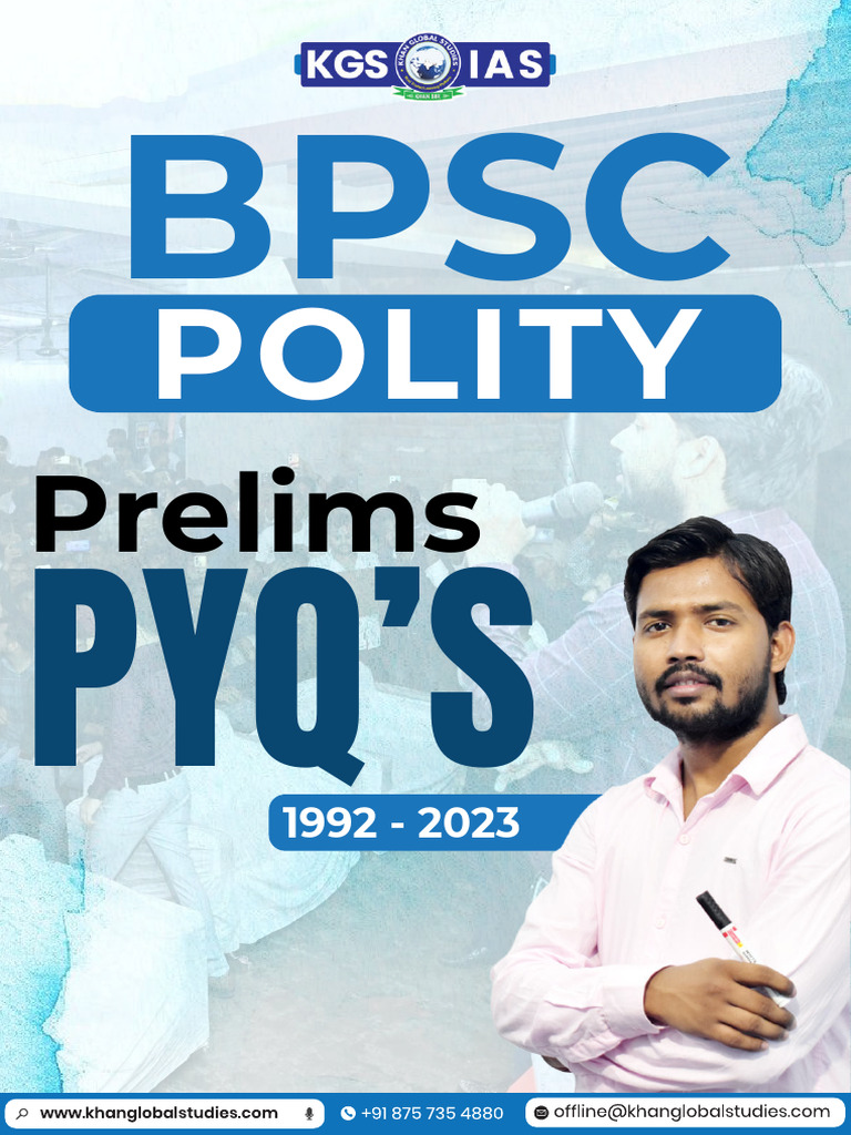 BPSC Polity Previous Year Questions | PDF | Government Of India | Justice