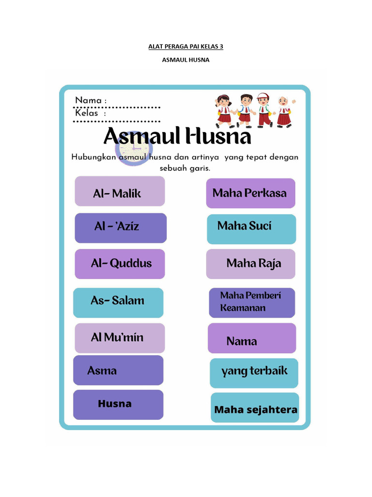 Alat Peraga Pai Kelas 3 | PDF