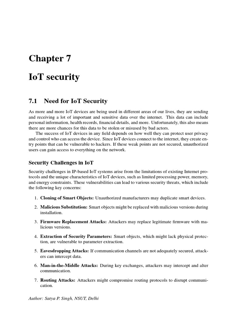 Unit_VII IoT security | PDF | Public Key Cryptography | Key (Cryptography)