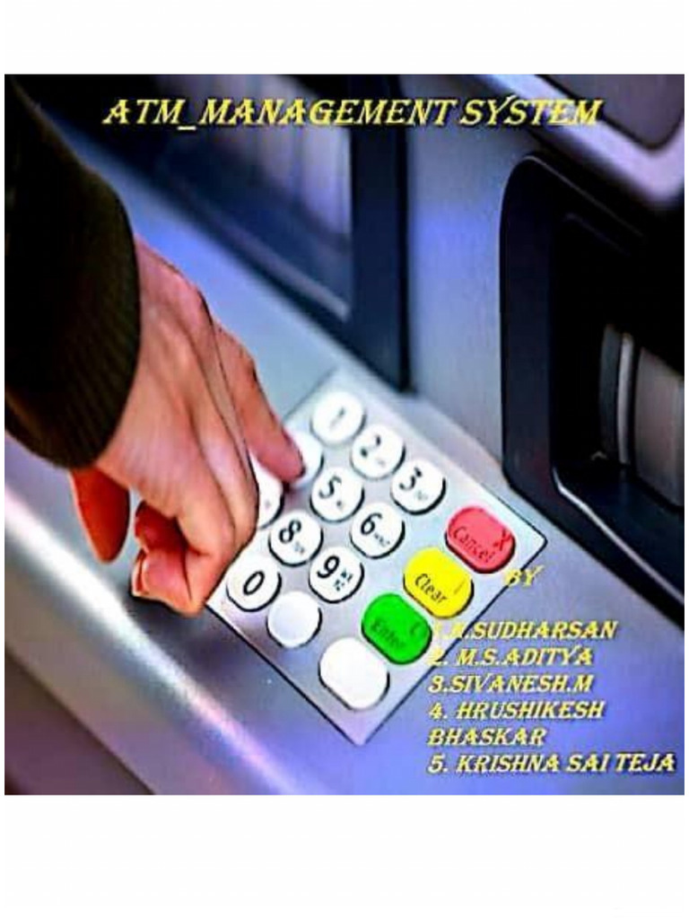 Atm Management System | PDF