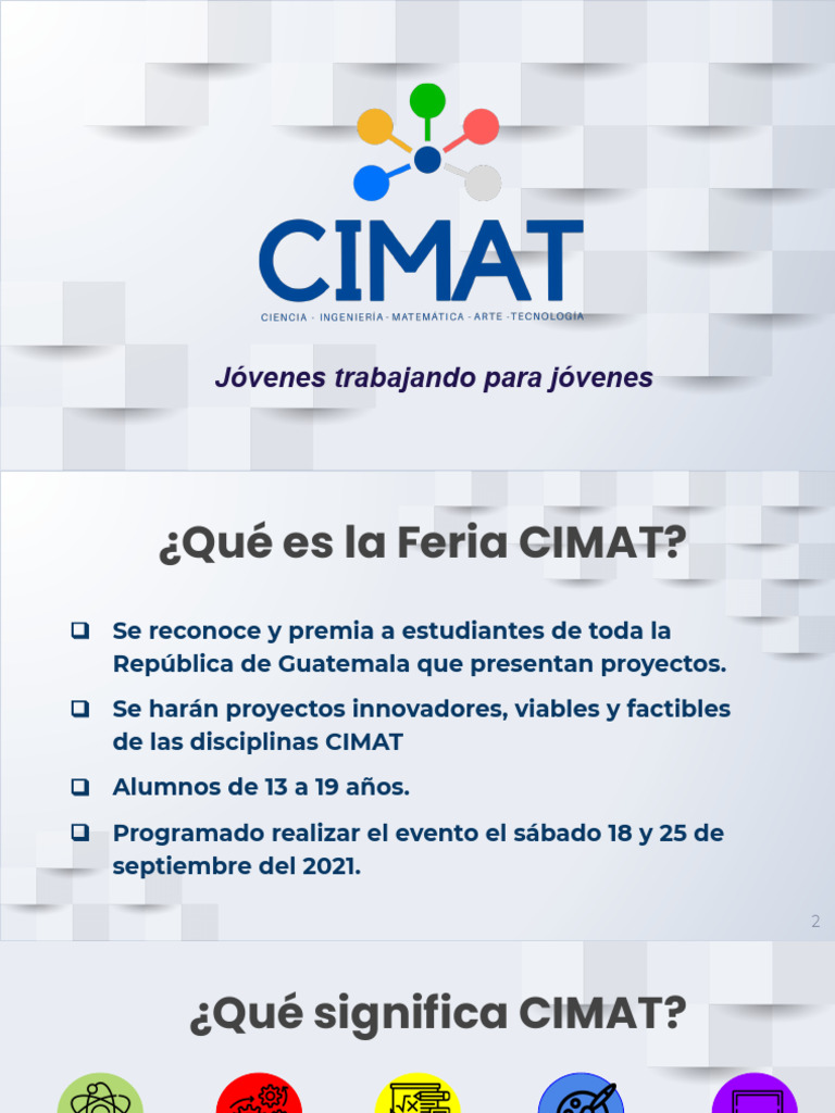 Feria CIMAT: Innovación Juvenil en Guatemala | PDF | Informática ...
