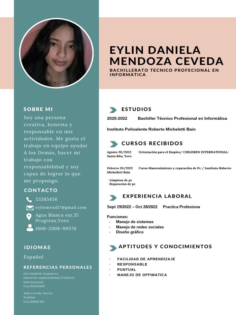 Cv-Eylin Mendoza | PDF
