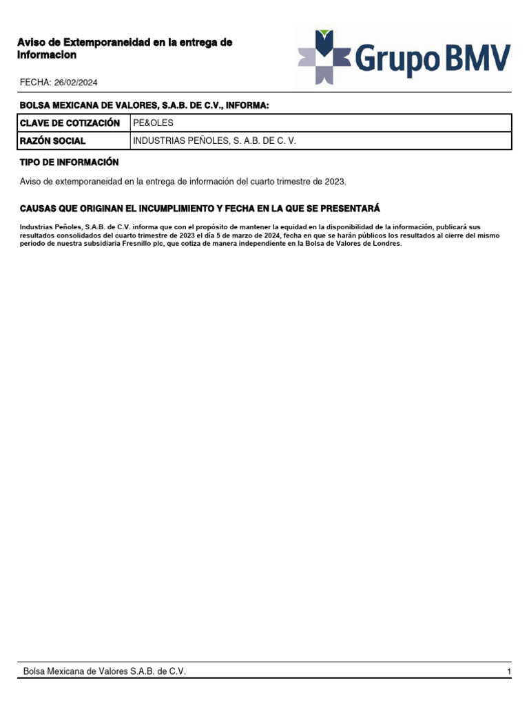 Extempor-26Feb2024 Aviso de Extemporaneidad en La Entrega de ...